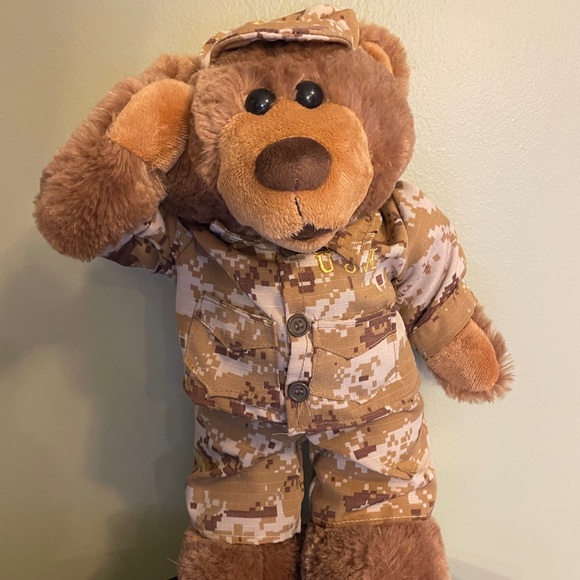 Dan Dee | Toys | Dan Dee Army Military Plush Brown Singing Teddy Bear Sings God Bless The Usa 5 ...